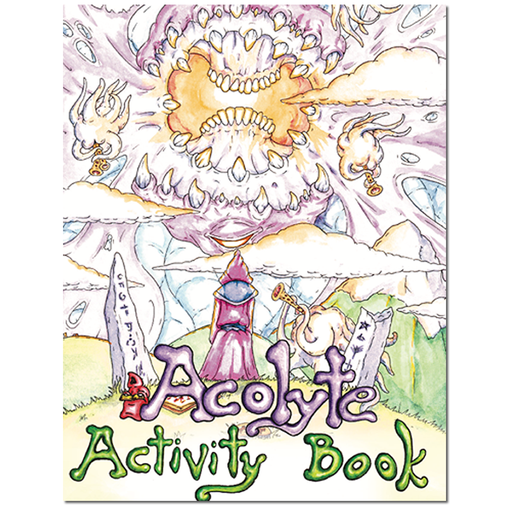 Acolyte Activity Book – Esoteric puzzles and Rock-a-Bye Cthulhu imagery ...